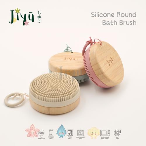 Jual JIYU [JA-008] Silicone Round Bath Brush Sikat Mandi Bulat BPA FREE ...