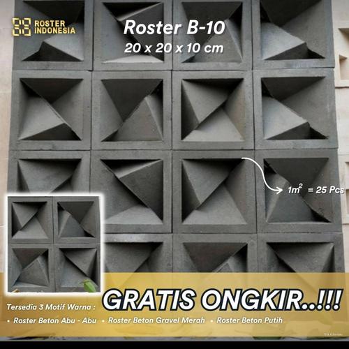 Jual Roster Beton Minimalis, Roster Modern, Roster Anti Tampias, Uk ...