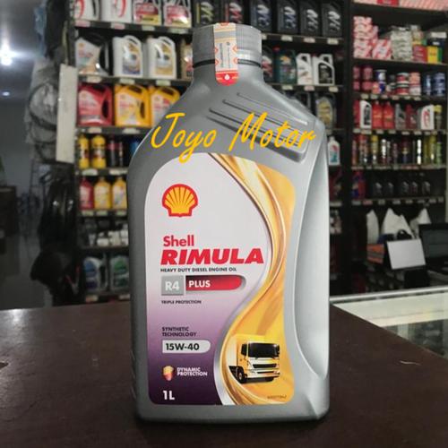 Jual OLI MESIN DIESEL SHELL RIMULA R4 PLUS 15W-40 1 LITER - Kab ...