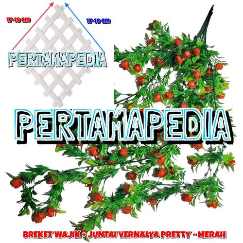 Jual Bunga Juntai/Daun Hiasan/Tanaman Plastik/Juntai Vernalya PRITI ...