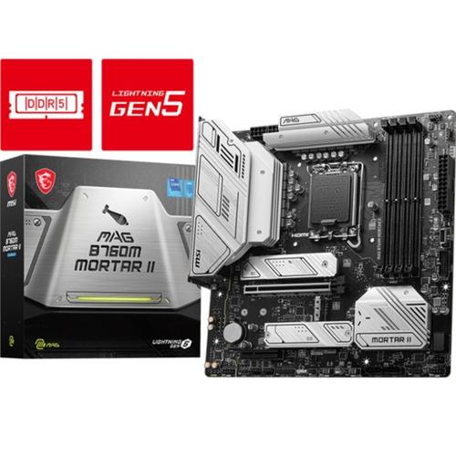 Jual Motherboard Intel MSI B760M MORTAR II (LGA1700,Z760,DDR5 ...