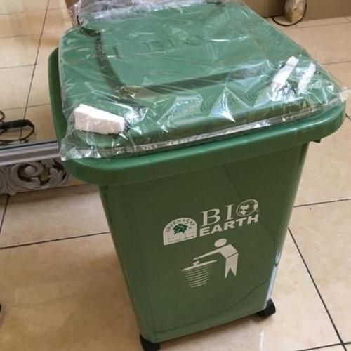 Jual Spesial Tempat Sampah Bio 58 Liter Green Leaf 2134 Dustbin Roda / - Jakarta Timur ...