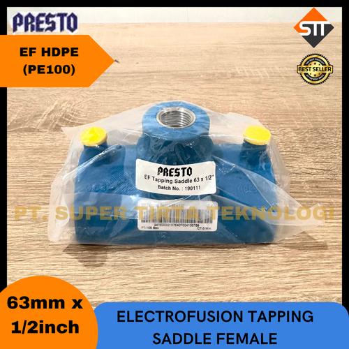 Jual Electrofusion (EF) Tapping Saddle Female HDPE (PE100) PN12,5 - 63mm x 1/2inch - Kab ...
