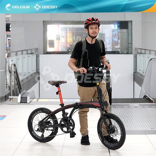 Promo SEPEDA LIPAT ODESSY ASHLER - 9 SPEED BIRU - green Cicil 0% 3x ...
