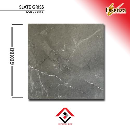 Jual granit 60x60 - motif marble doff - essenza slate griss - Kab ...