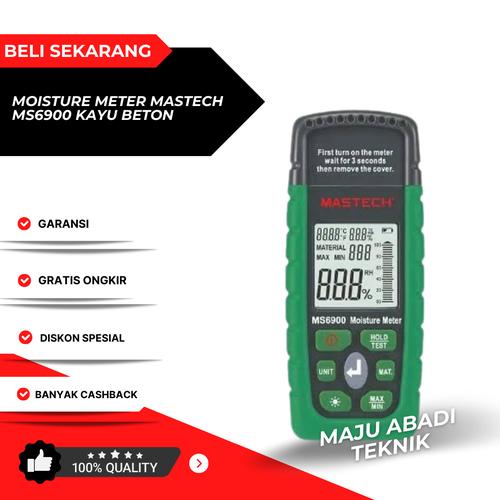 Jual Moisture Meter Mastech MS6900 Kayu Beton Semen MS 6900 MC Tester ...