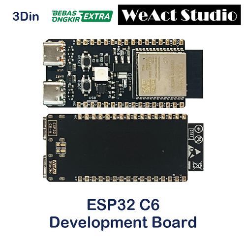 Jual ESP32 C6 ESP32 WiFi 6 + Bluetooth 5.0 + ZigBee 3.0 WeAct Board - Kota Tangerang - 3Din ...
