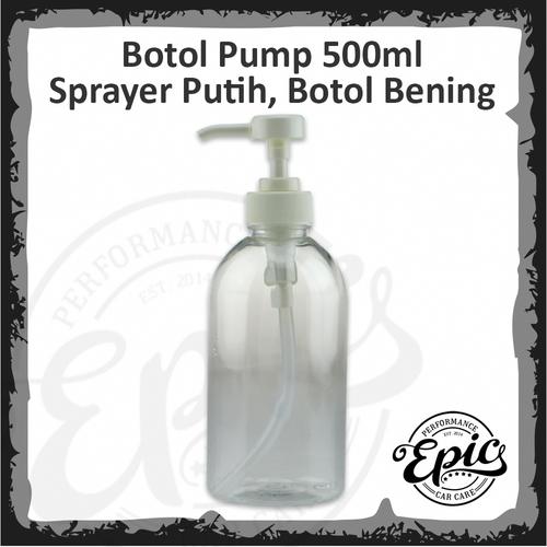 Jual Botol Pump 500ml Botol Plastik Bening - Jakarta Utara - Epic Car ...