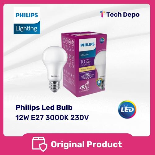 Promo Lampu Philips Led Bulb 12W E27 3000K 230V Original - Jakarta ...