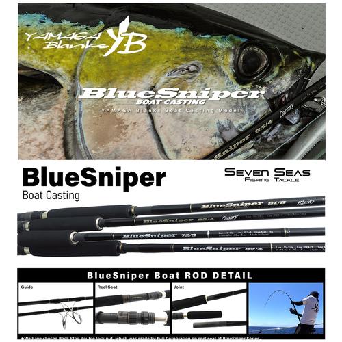 Jual Yamaga Blanks BlueSniper Blue Sniper Boat Casting Popping Rod ...