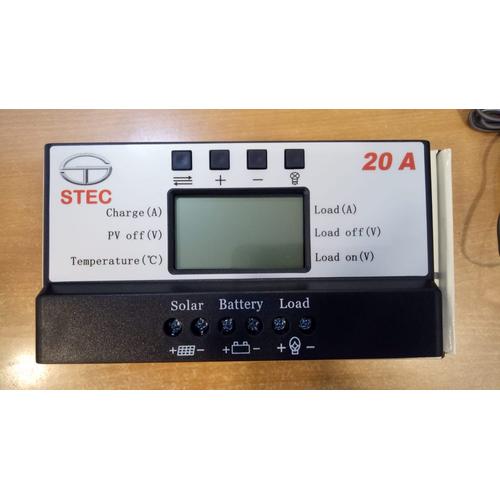 Jual Solar Charge Controller 20A STEC 20A 12/24V Digital Display - Jakarta Barat - NANI SURYA ...