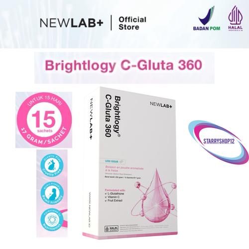 Promo NewLab C-Gluta 360 drink (15 sachet) brightlogy L-Glutathione ...