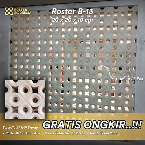 Jual Roster Beton Minimalis, Roster Minimalis, Roster Teratai, Ukuran ...