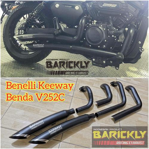 Jual Knalpot Benelli Keeway Benda V252C V 252 C Big Radius Barickly ...