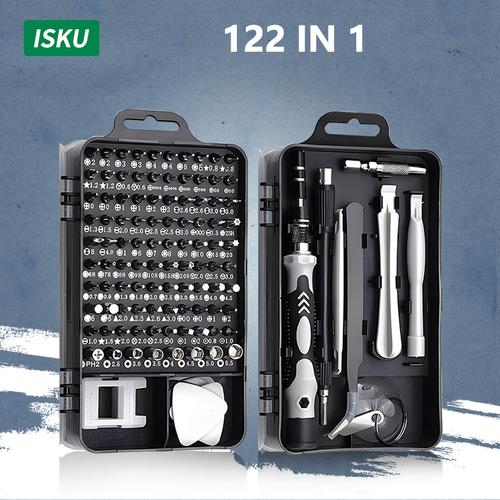 Jual ISKU Obeng Set 122 in 1 hp full set lengkap original/Alat Bongkar HP - Jakarta Utara ...