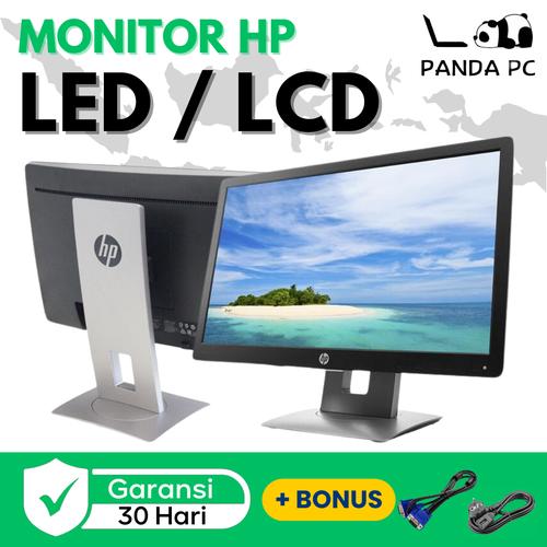 Jual Monitor HP 24 / 22 / 20 / 19 / 17 Inch Wide LCD Second with LED ...