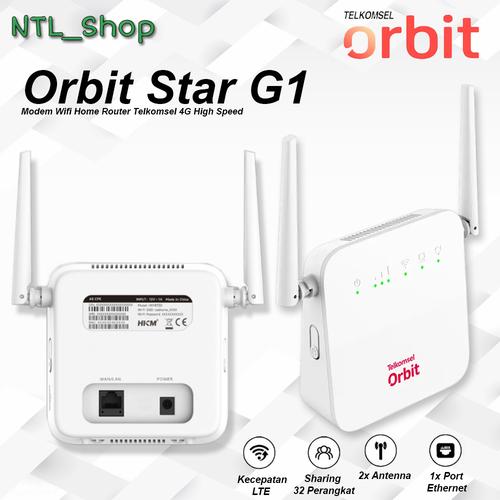 Jual Orbit Star G1 Modem Wifi Home Router Telkomsel 4G High Speed ...