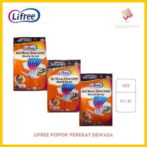 Jual Lifree Perekat - Popok Perekat Dewasa M L XL 1 Dus 48 Pempers Sachet - M - Kota Depok ...