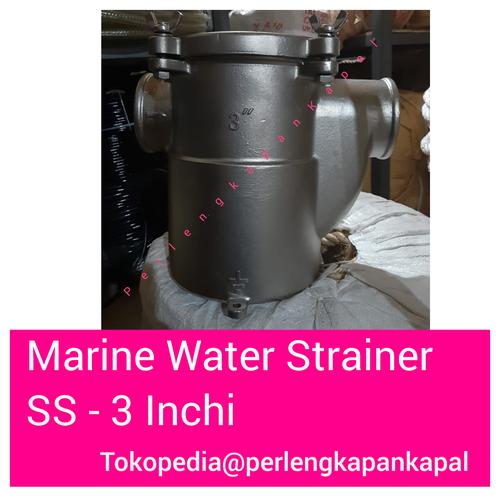 Jual Stainless Sea Water FIlter 3 inchi / Water Strainer 3 Inch ...
