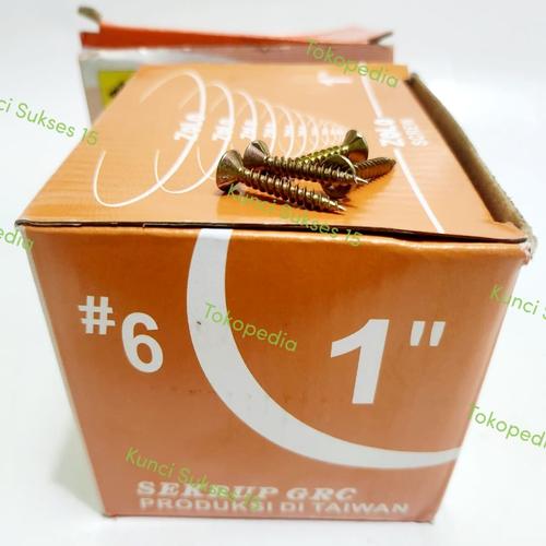 Jual Skrup GRC Kuning ZOLO 6 x 1 inch - Sekrup GRC Carlsi Board Screw 2 ...