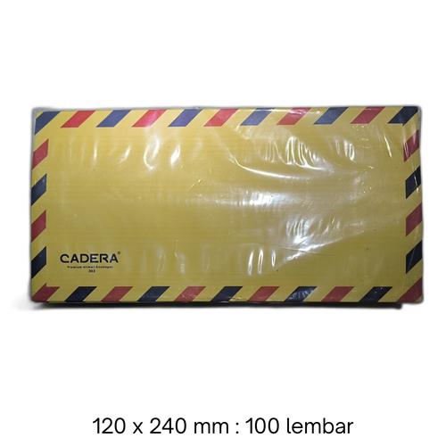 Jual amplop surat coklat Cadera 100 lembar / Premium Airmail Envelopes ...
