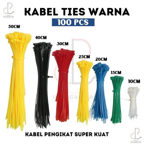 Jual Kabel Tis 30 cm 300 mm Cable Ties Tie Nylon Nilon Kecil Putih 100 ...
