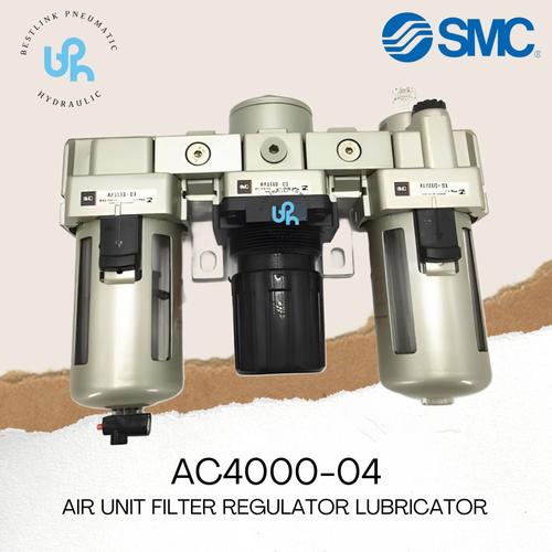 Jual AC4000-04 SMC AIR UNIT FILTER REGULATOR LUBRICATOR AC4000-04D ...