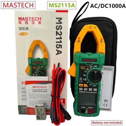 Jual Clamp Multimeter Mastech MS2115A AC DC Current Voltage Resistance ...