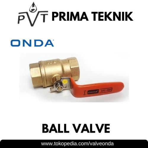 Jual Ball Valve "ONDA" Brass/Kuningan | Stop Kran PDAM - Jakarta Barat ...