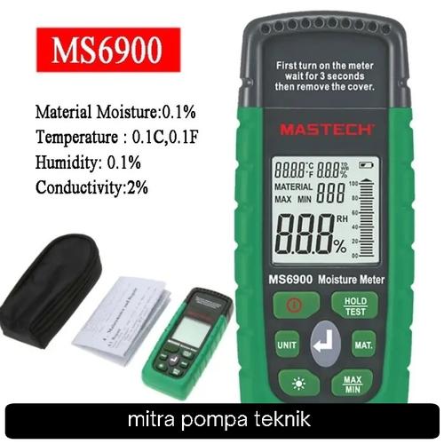 Jual Mastech MS6900 Kayu Beton Semen MS 6900 MC Tester Gauge - Jakarta ...