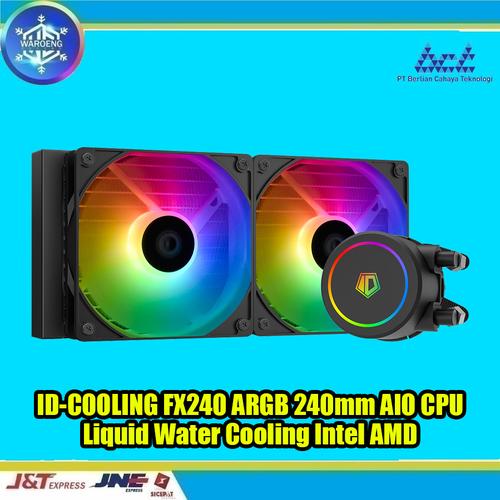 Jual ID-COOLING FX240 ARGB 240mm AIO CPU Liquid Water Cooling Intel AMD ...