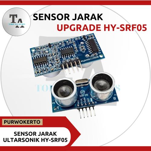 Jual SENSOR HY-SRF05 ULTRASONIC DISTANCE SENSOR JARAK UPGRADE HC-SR04 ...