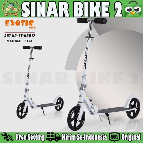 Jual Scooter EXOTIC ET HB 512 Skuter Otoped Manual Anak Dewasa Maks 100 ...