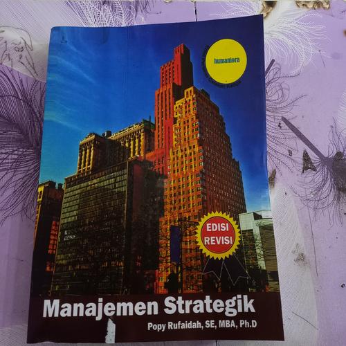 Jual Buku manajemen strategik edisi revisi by popy rufaidah S.E, MBA ...
