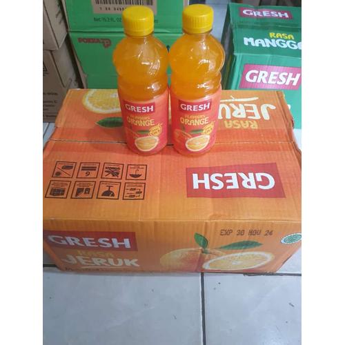 Jual GRESH Rasa Jeruk Dan Mangga 1 Dus isi 24 Botol 510ml - Mangga ...