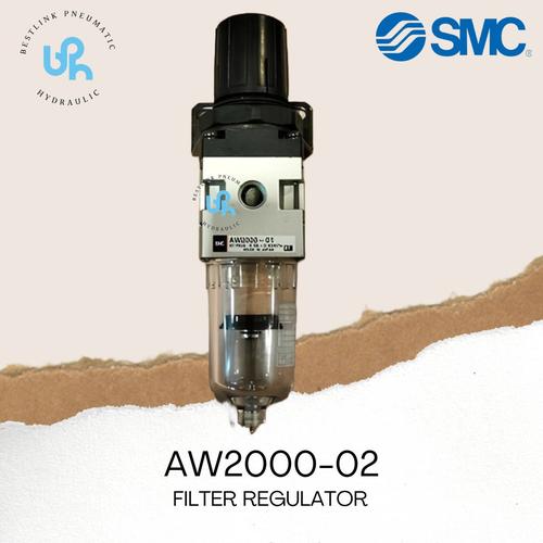 Jual AW2000-02 SMC FILTER REGULATOR AW2000-02D - AW2000-02 - Jakarta ...
