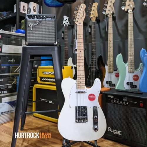 Jual Squier Sonic Telecaster w/White Pickguard, Maple FB, Arctic white - Kota Bandung - HurtRock ...