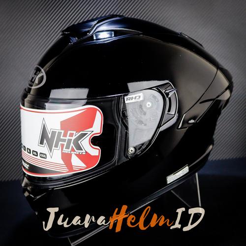 Promo NHK HELM MARK1 DOUBLE VISOR / BLACK GLOSSY / MARK-1 - M - Kota ...