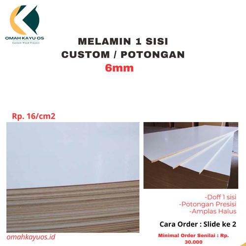 Jual Triplek Multilek Melamin 6mm Potongan custom 1 sisi - Kota ...