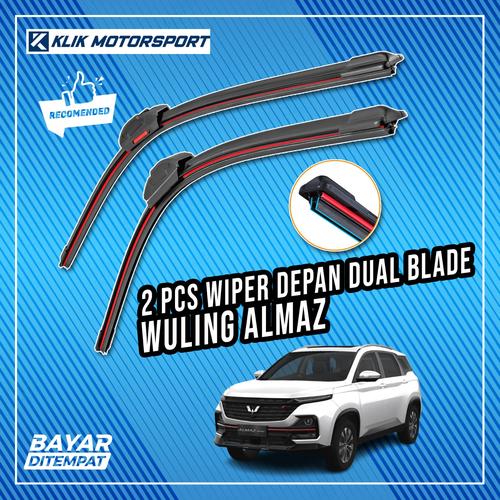 Promo Dual Wiper Blade Wuling Almaz - Wiper Mobil Isi 2 PCS Kiri Kanan ...