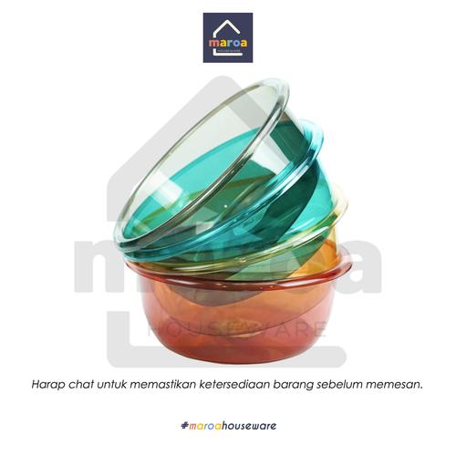 Jual Baskom Wadah Transparan Bening Plastik Serbaguna 24 28 31cm RH14 ...