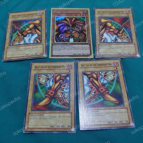 Jual Set Exodia the Forbidden One - Common DLG1 / Gold Rare MGED yugioh ...