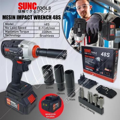 Jual Mesin Impact Wrench Baterai / Impek Batere / Mesin Buka Baut Motor ...