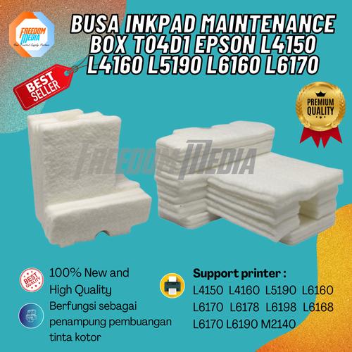 Jual Busa Ink Pad Maintenance Box T04D1 EPSON L6198 L6168 L6170 L6190 ...