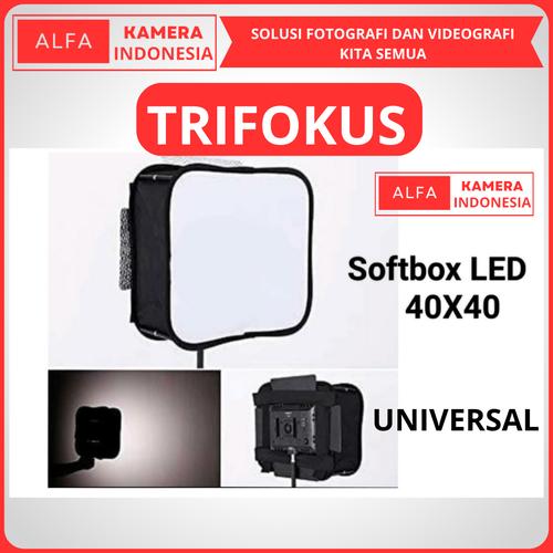 Jual Trifokus universal softbox 40x40 led continues light godox dll ...