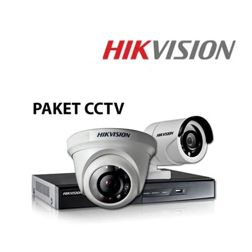 Promo PAKET CCTV HIKVISION 8CH 7208HQHI-M1/E+ HDD 500GB + PSU + 7CAM ...