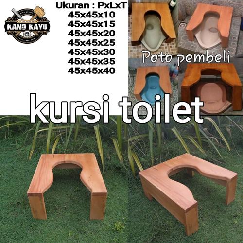 Jual Kursi toilet kursi duduk kloset lansia kursi jongkok bangku kayu ...