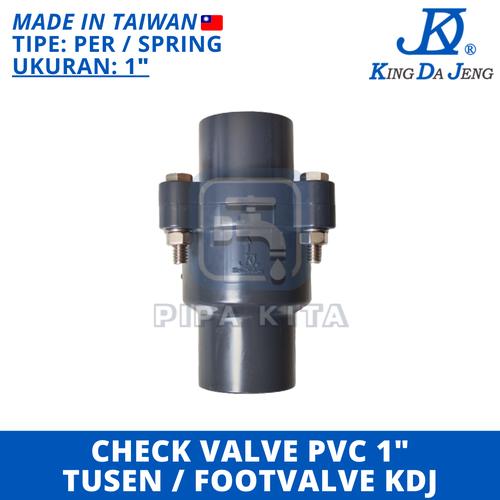 Jual Spring Check Valve KDJ 1 INCH Per KING DA JENG Tabok Tusen Foot ...