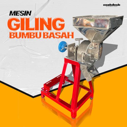 Jual Mesin Gilingan Bumbu basah / Cabe stainless 8 Inchi - Non Fullset ...