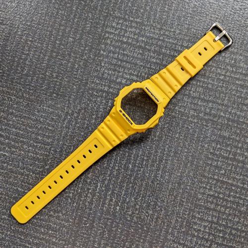 Jual BNB STRAP BEZEL CASIO GSHOCK G SHOCK DW 5600 SOLID YELLOW - Kota ...